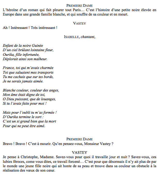 Racisme, lactification, exclusion : Ourika de Madame de Duras, 1823